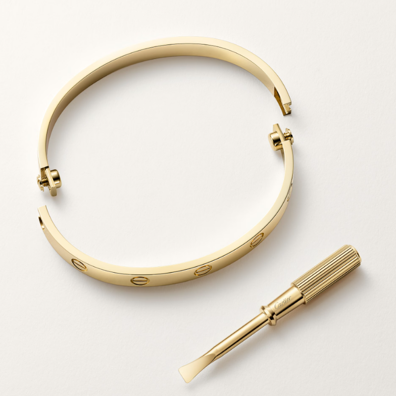Cartier LOVE Bracelet, classic, one screw locking mechanism Gold, one ...